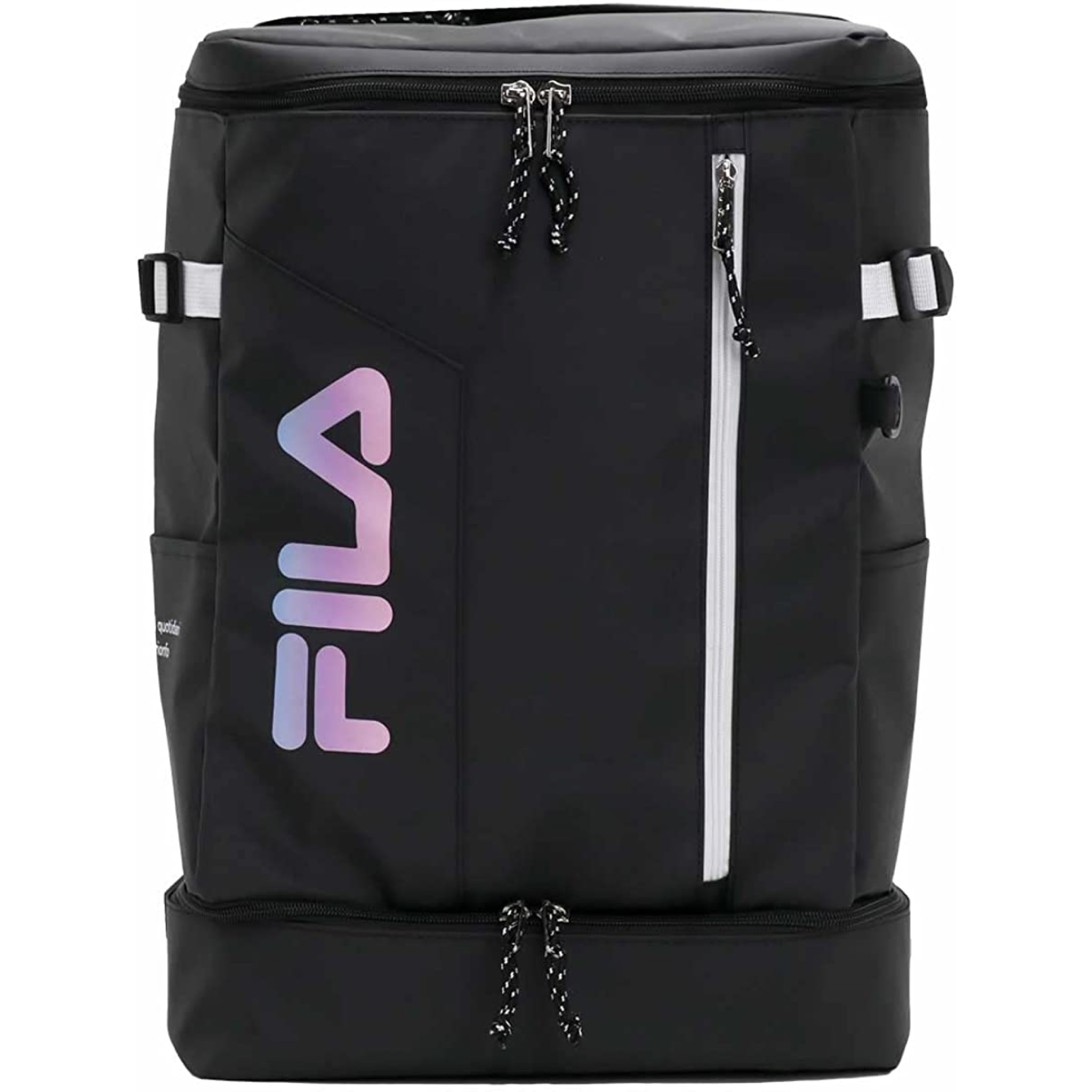 【💥日本直送】35L FILA 背囊 背包 書包 方型 黑紫色 大容量