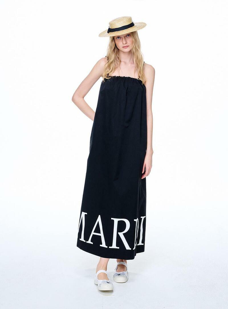 Mardi Mercredi MAXI DRESS MARDI NOUVEAU_BLACK WHITE