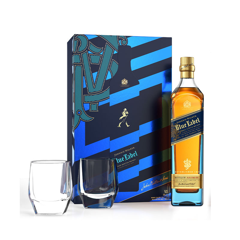 Johnnie Walker Blue Label Glass Gift Set