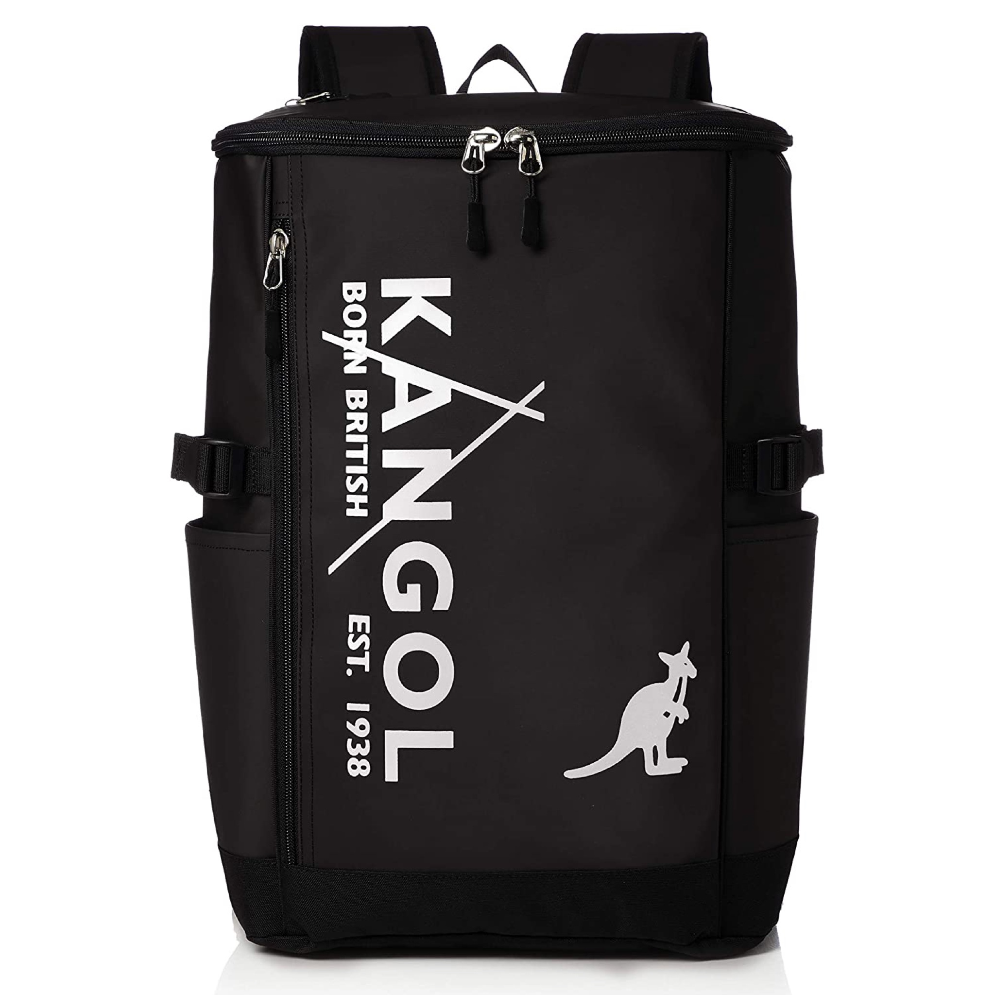 【💥日本直送】Kangol 背囊 背包 雙肩包 書包 方型 銀色標誌 M 防水