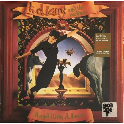 K.D.LANG & THE RECLINES-ANGEL WITH A LARIAT(紅膠)(LP)