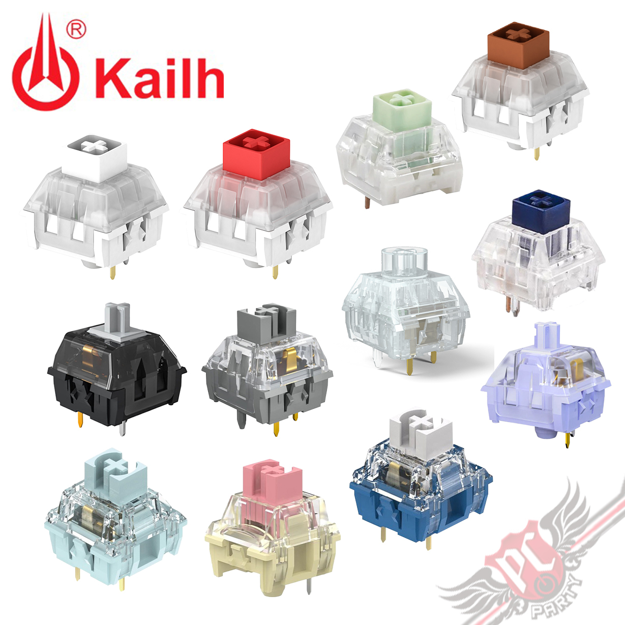 PC PARTY Kailh 凱華 凱華軸 110入