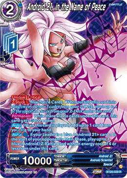 BT20-029_PR Android 21, in the Name of Peace