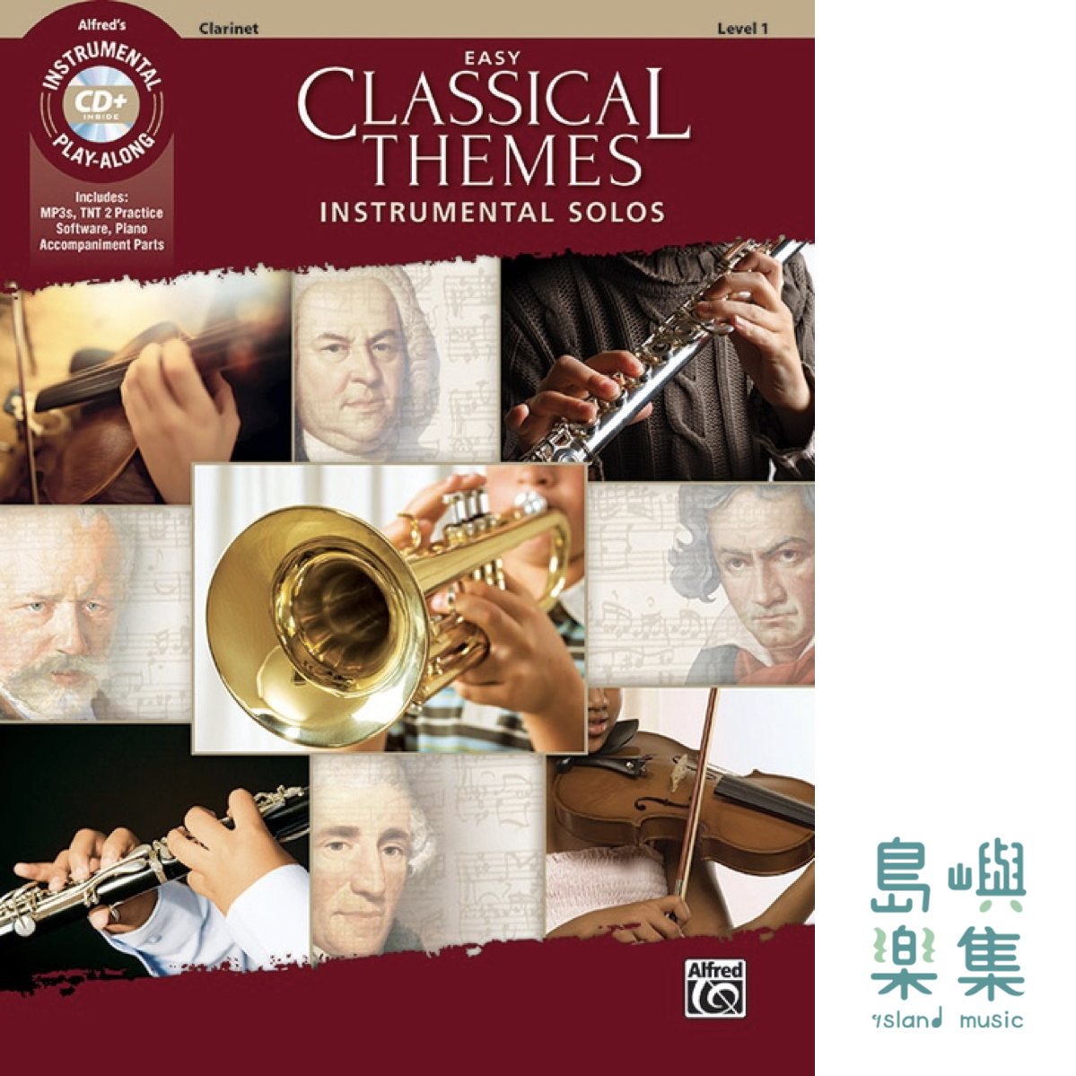 EASY CLASSICAL THEMES SOL/CL/BK&CD
