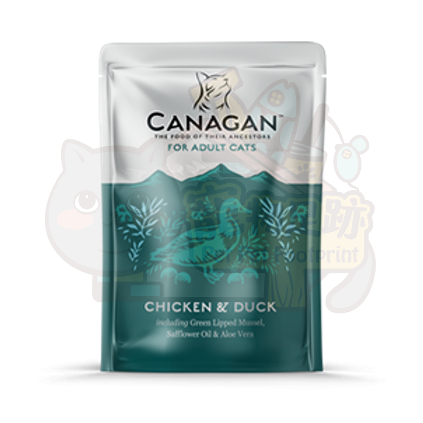 Canagan 雞肉及鴨魚(成貓用)鮮肉滋味濕包 85g