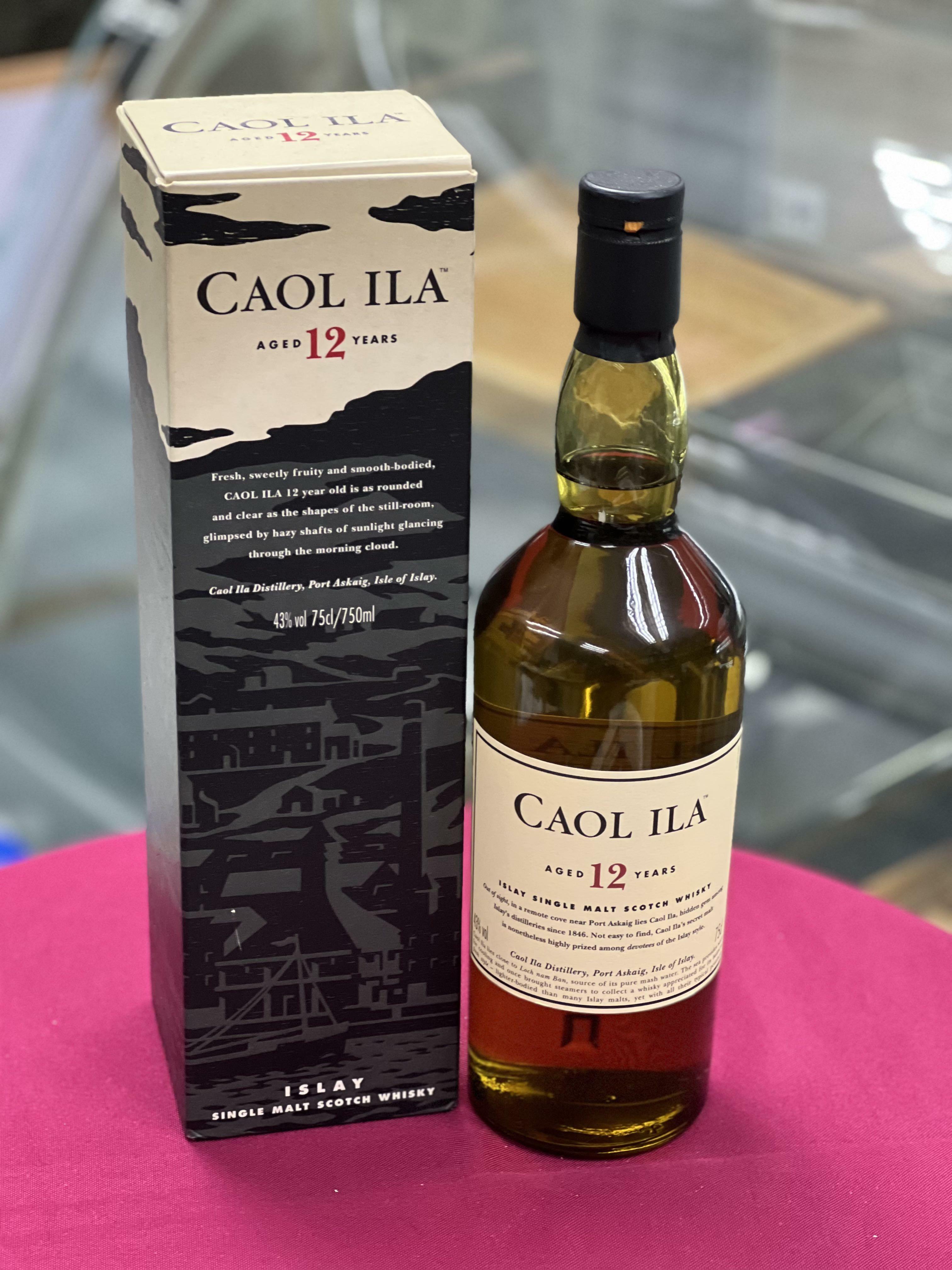 Caol Ila 12 years old whisky