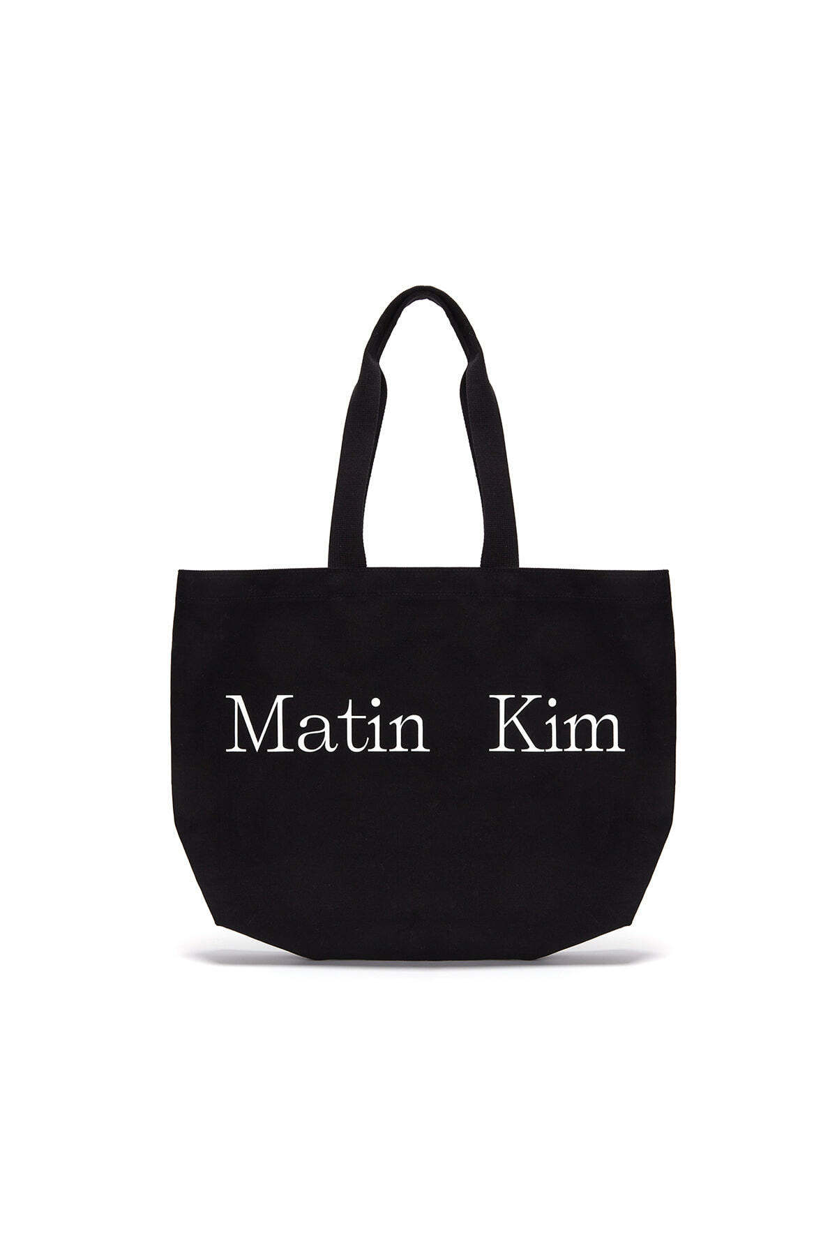 MATIN KIM MATIN LOGO ECOBAG IN BLACK MK229DBG042M0BB