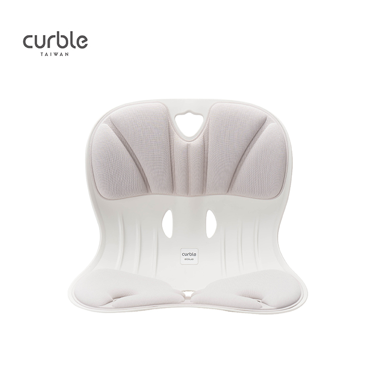 韓國-Curble Wider 3D護脊美學椅墊(象牙灰)