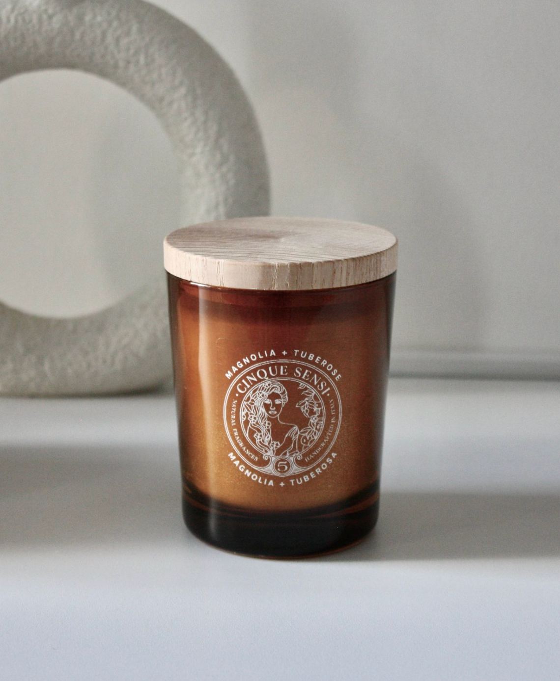 【Cinque Sensi】Candle - Magnolia & Tuberose