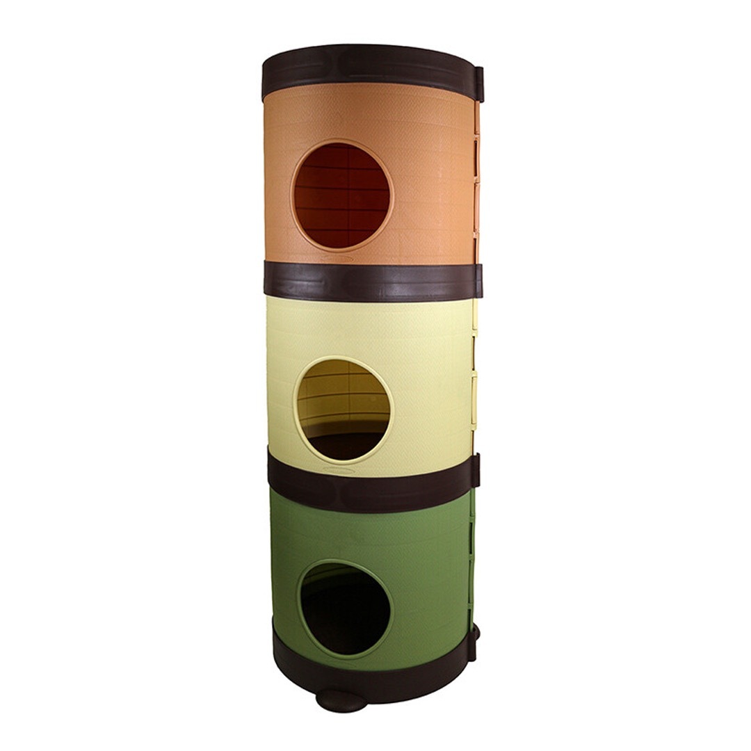 CattyMan｜3段式圓柱型貓塔