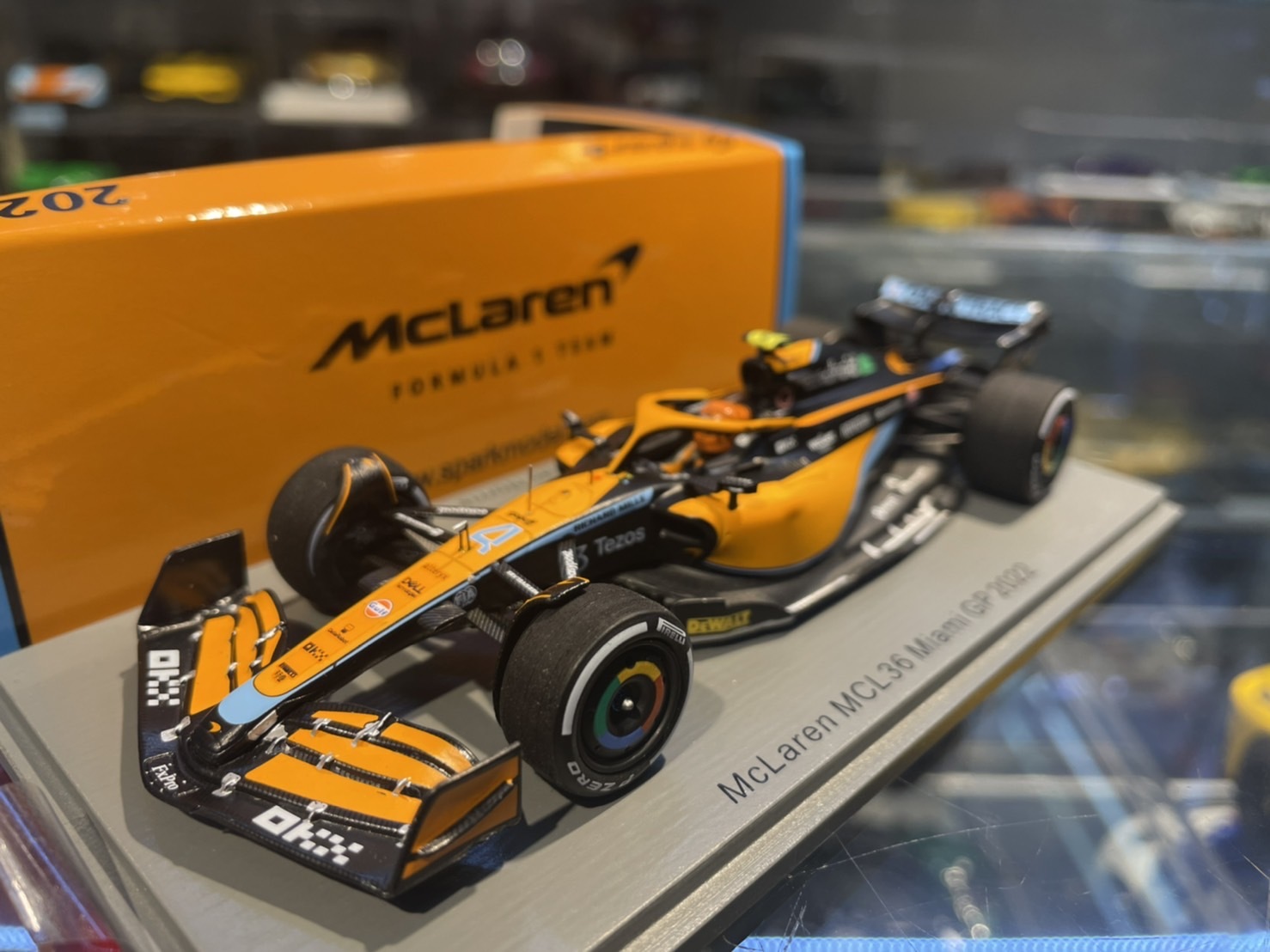 Spark S8535 McLaren MCL36 #4 Miami GP L. Norris 1/43