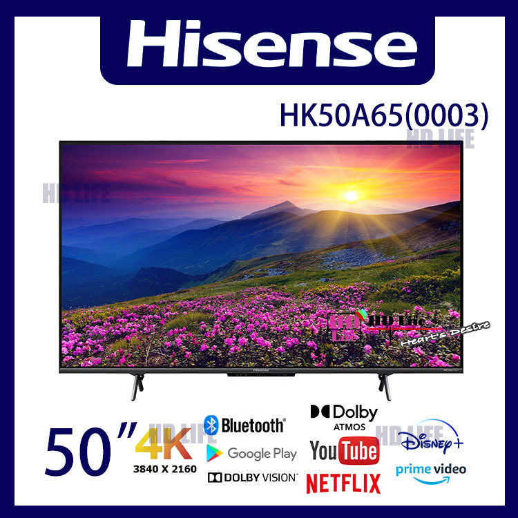 HISENSE HK50A65(0003) 錄影功能 海信 50" 4K UHD Google TV