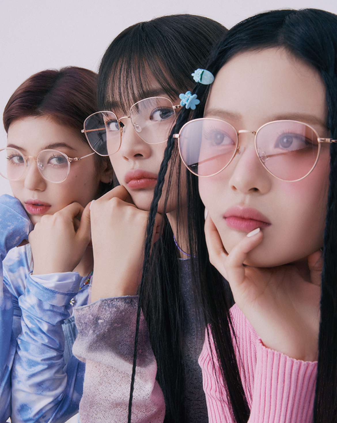 CARIN光學眼鏡-DEVON S C3_奶黃流沙金 #NewJeans同款-韓國眼鏡品牌