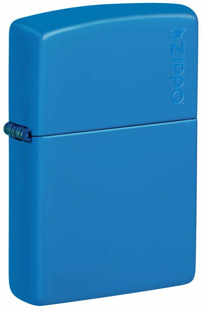 ZIPPO 48628ZL SKY BLUE MATTE ZIPPO LOGO