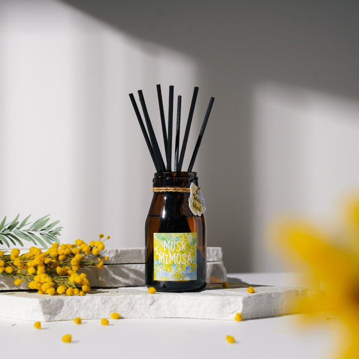 JOHN'S BLEND MUSK MIMOSA REED DIFFUSER 香薰滕枝限定版