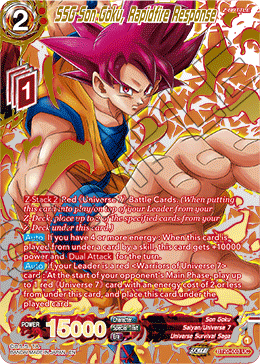 BT20-003_PR02 SSG Son Goku, Rapidfire Response