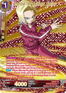 BT20-010_PR02 Android 18, Selfless Savior