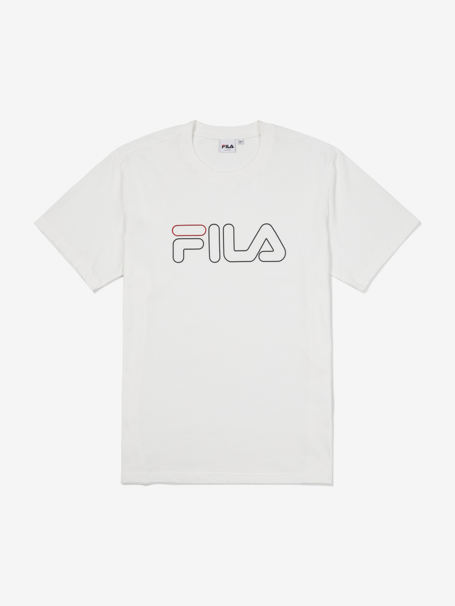 Q8 FILA Off-White 3D big logo short sleeve tee XL