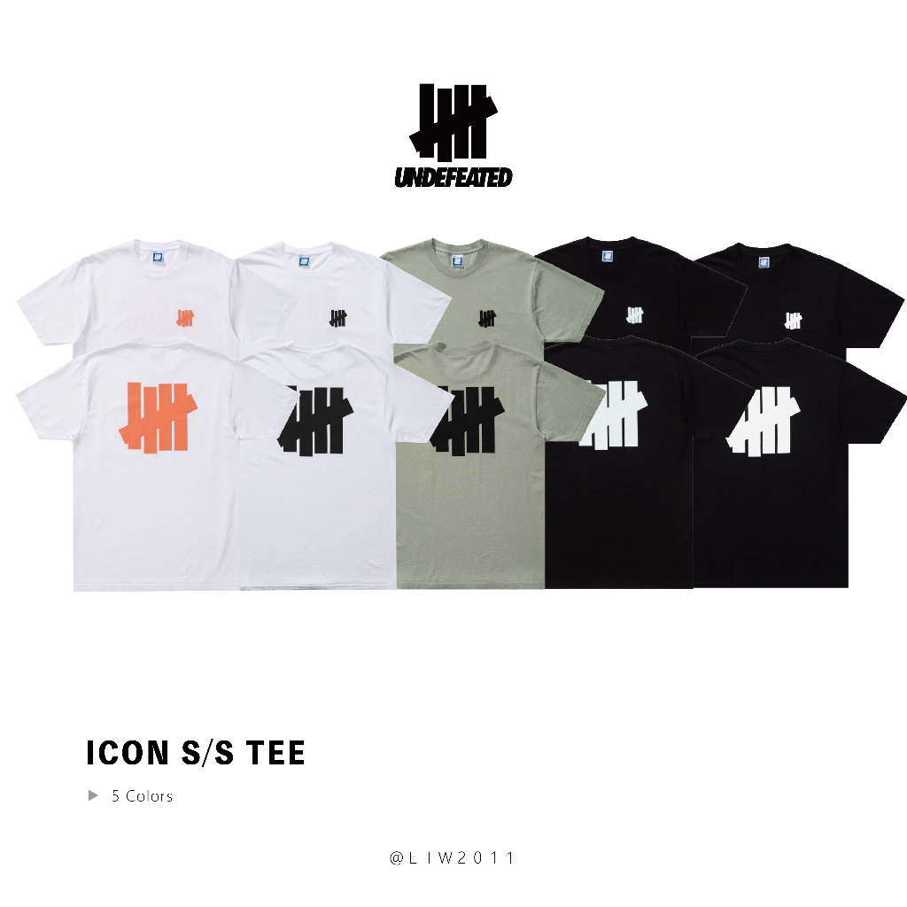 ☆ETW☆【EASY TO WEAR】UNDEFEATED ICON S/S TEE 柵欄 LOGO 短T 短