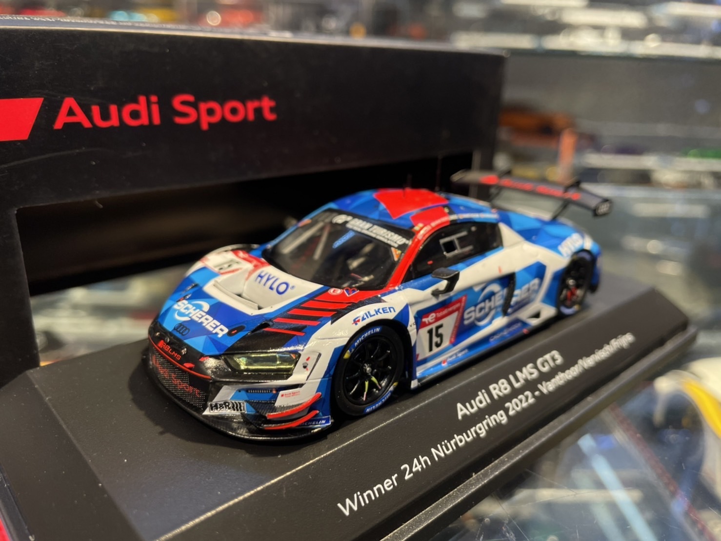 原廠 Audi R8 LMS GT3 Winner 24h Nurburgring 2022 1/43