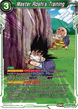 BT18-087 Master Roshi's Training