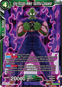 BT18-078 King Piccolo, Newly Youthful Conqueror