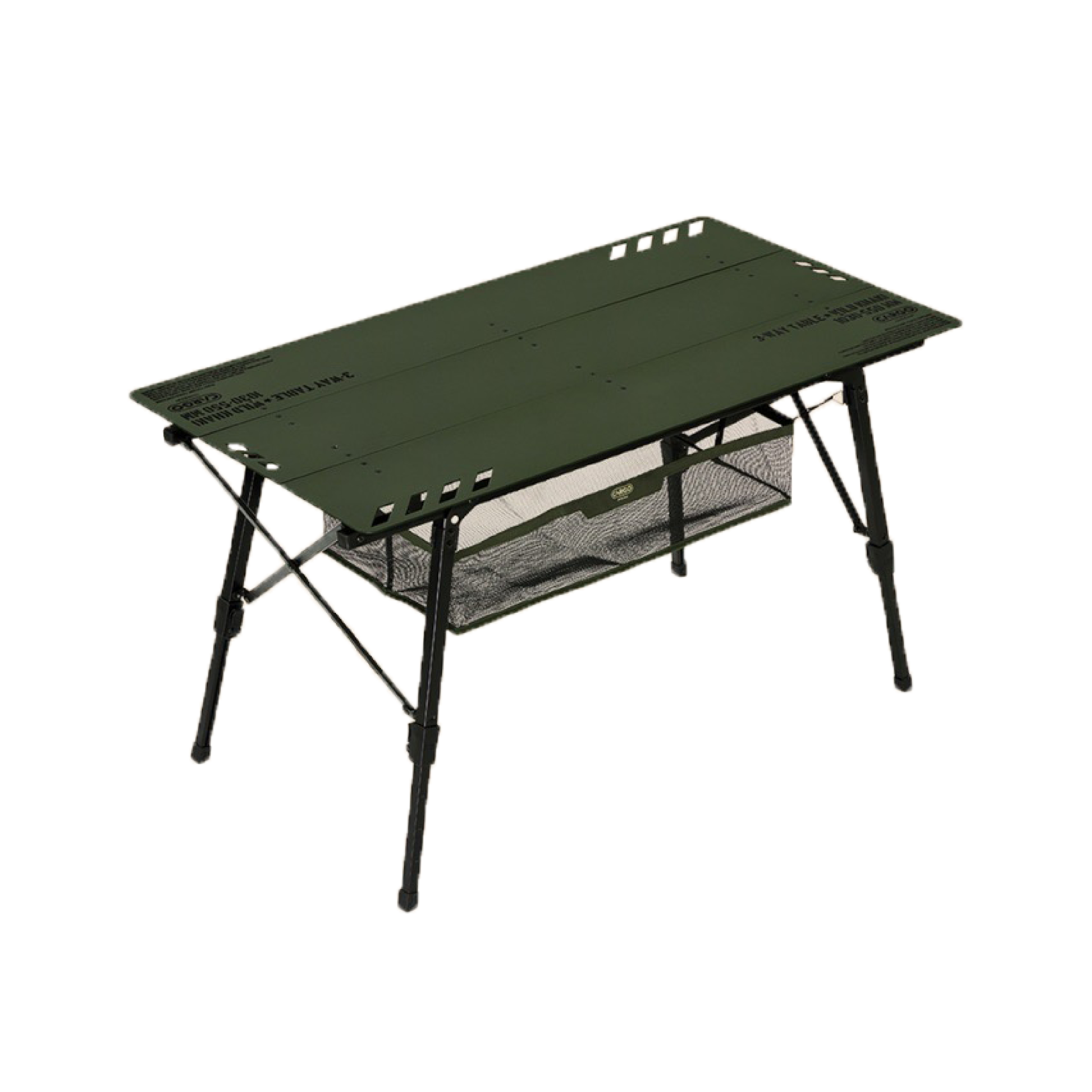 Cargo Container End Folding Table 工業風拼接式折疊桌-軍綠