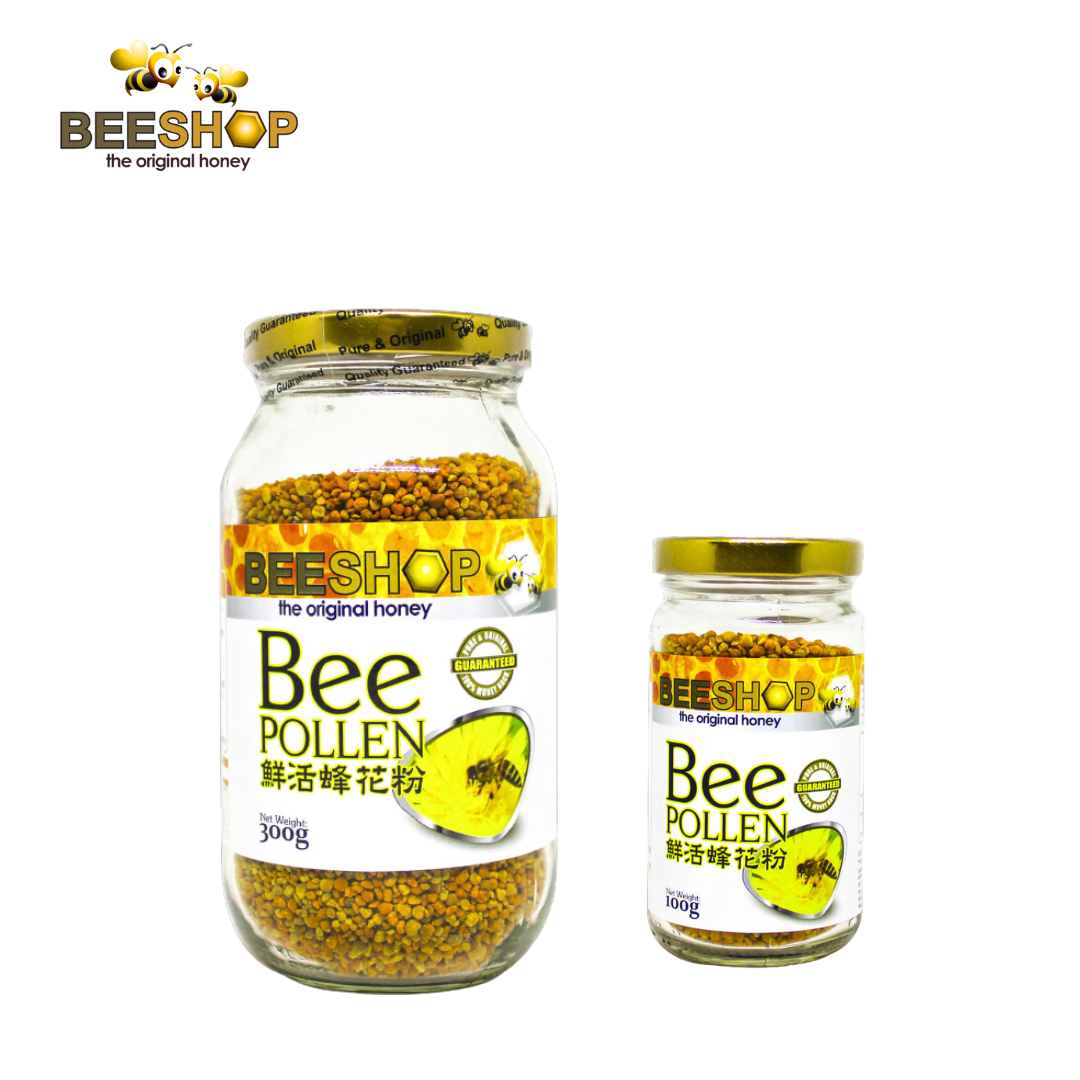 Natural Bee Pollen 100g & 300g (HALAL) - Eco Bee Shop