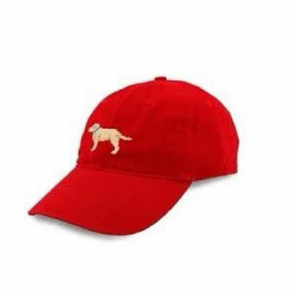 Smathers & Branson Yellow Labrador Hat Red