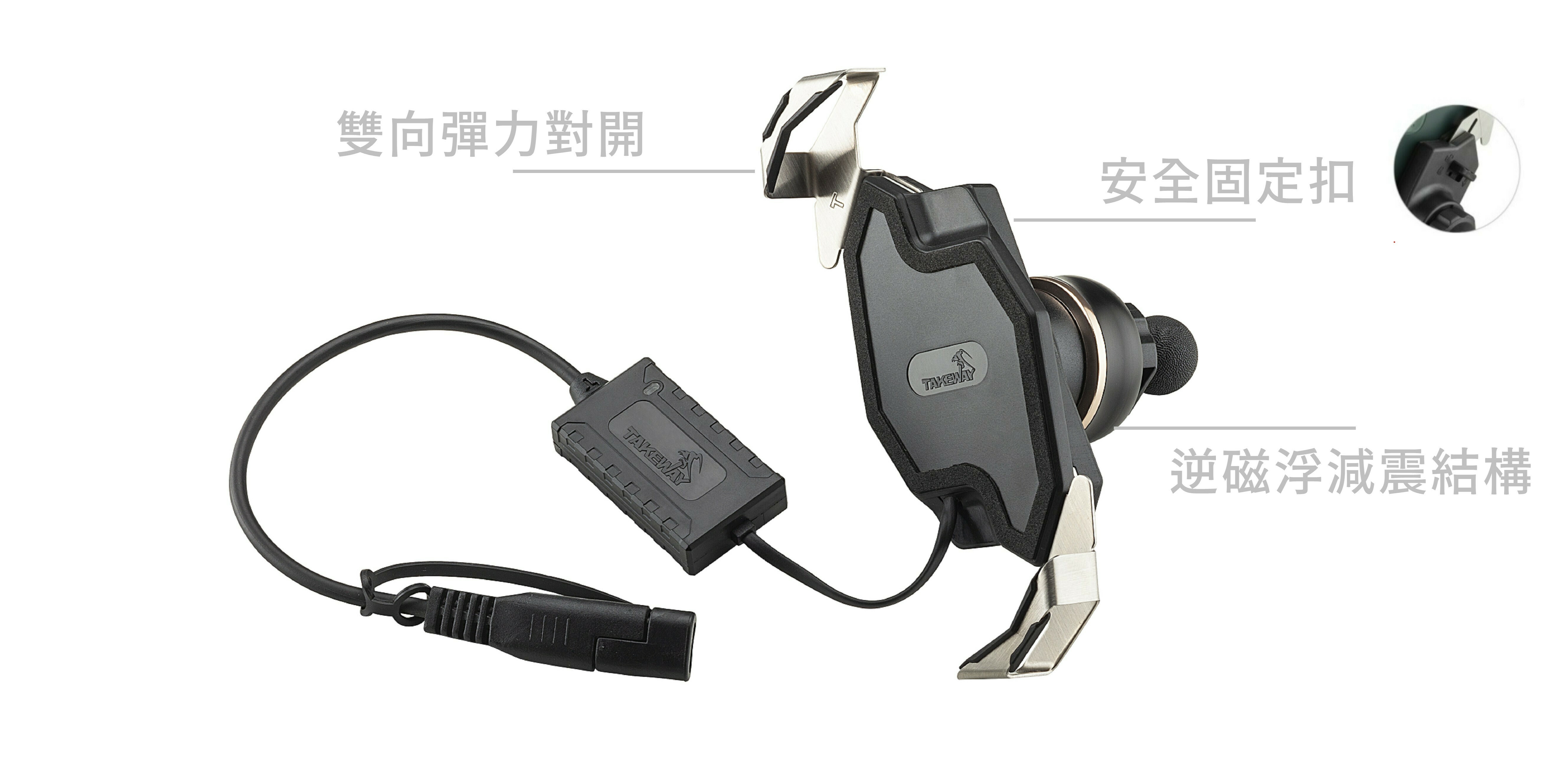 LA6-PH06-AnvR 黑隼Z手機座- 無線充電版 -逆磁浮 預購商品