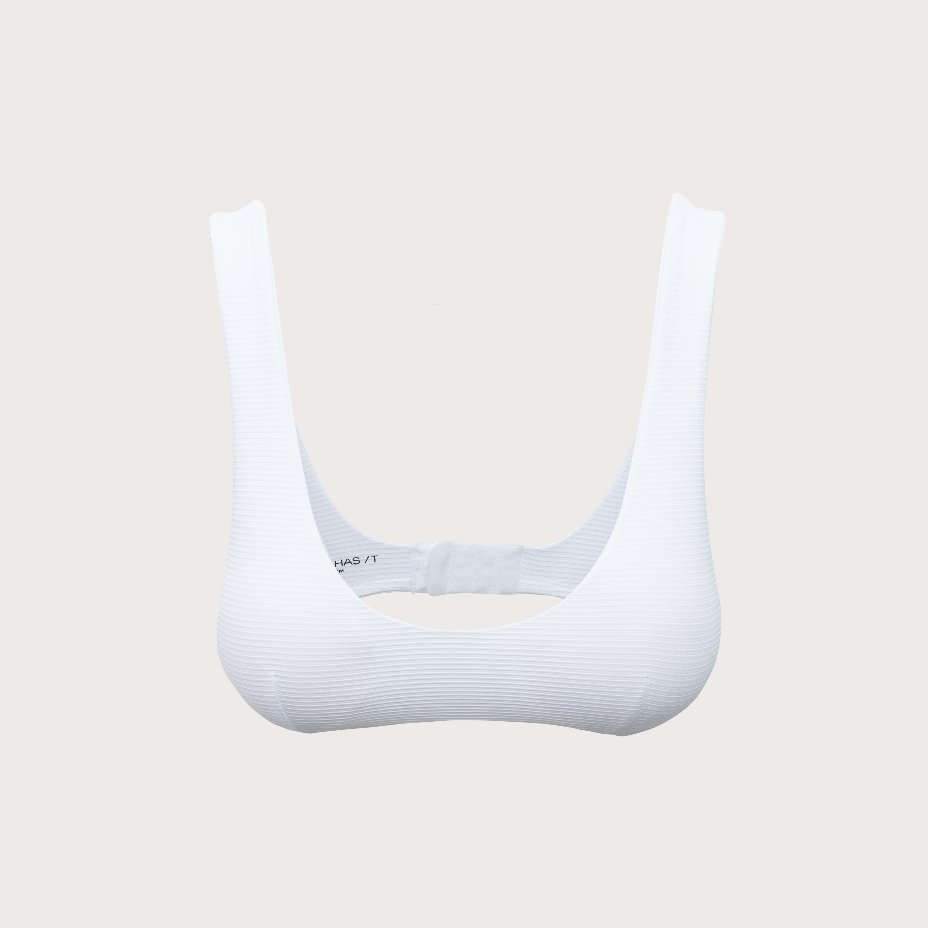U Shaped Bra Top-White