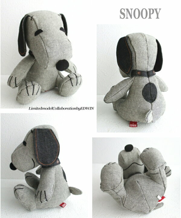 PEANUTS×EDWIN 牛仔布公仔