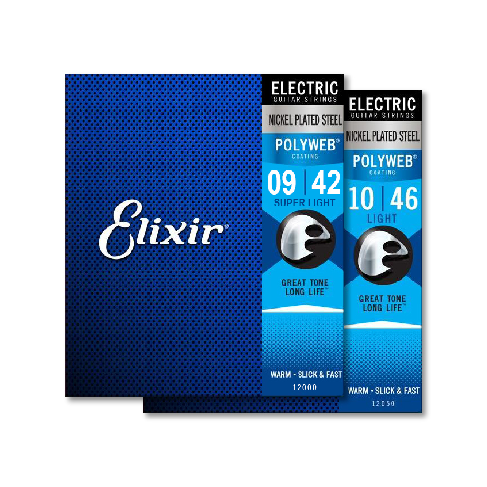 Elixir / Polyweb 厚覆膜 電吉他弦