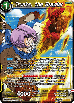 BT14-103 Trunks, the Brawler