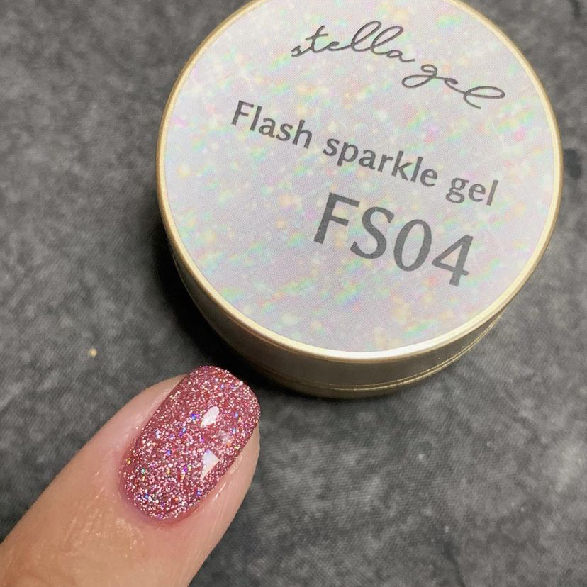 Flash Sparkle Gel 七彩碎鑽爆閃 FS04