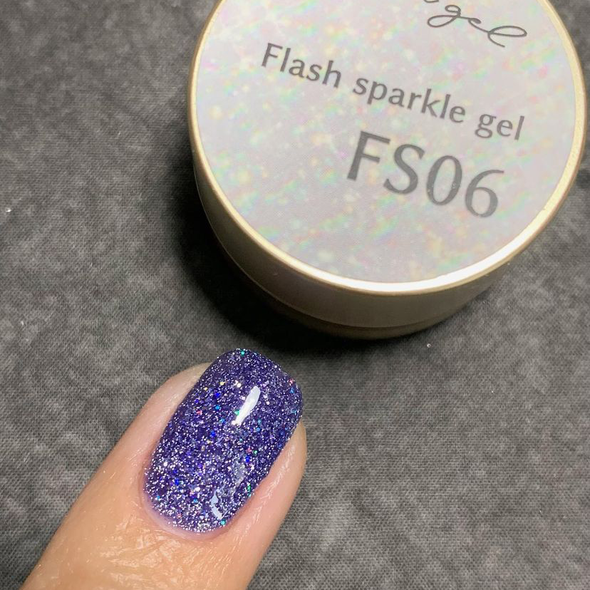Flash Sparkle Gel 七彩碎鑽爆閃 FS06