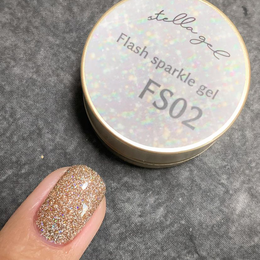 Flash Sparkle Gel 七彩碎鑽爆閃 FS02