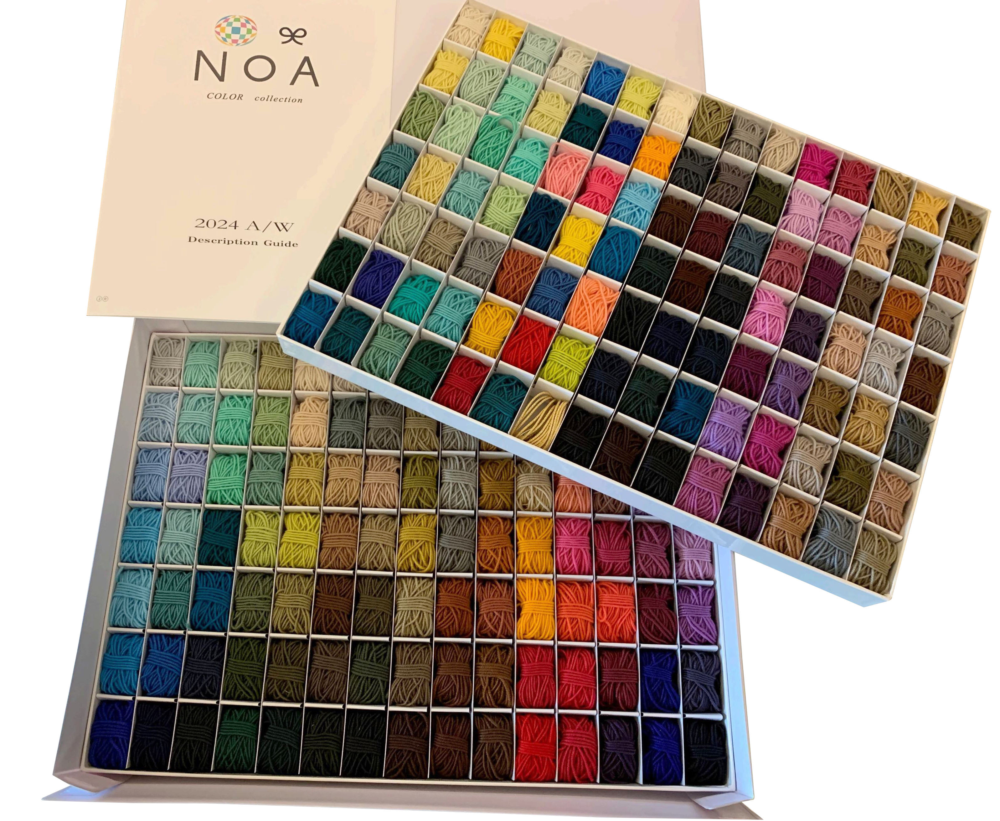 NOA COLOR YARN 2024AW 日本盒裝紗線色卡