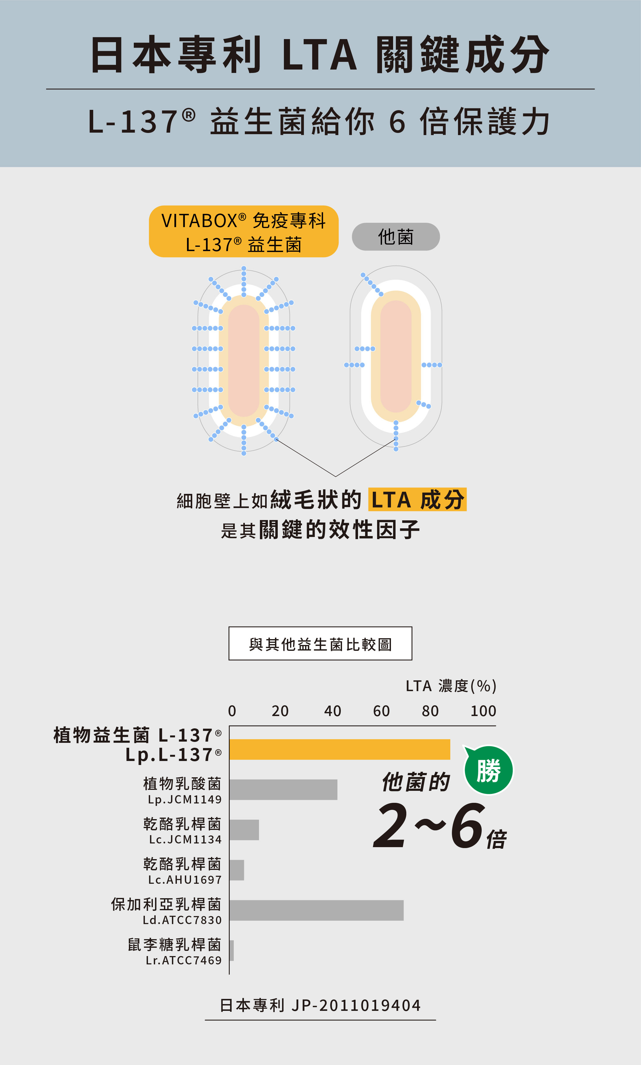 【免疫專科】日本 L-137® 專利植物乳酸菌(免疫調節+輔助調節過敏體質) VITABOX®