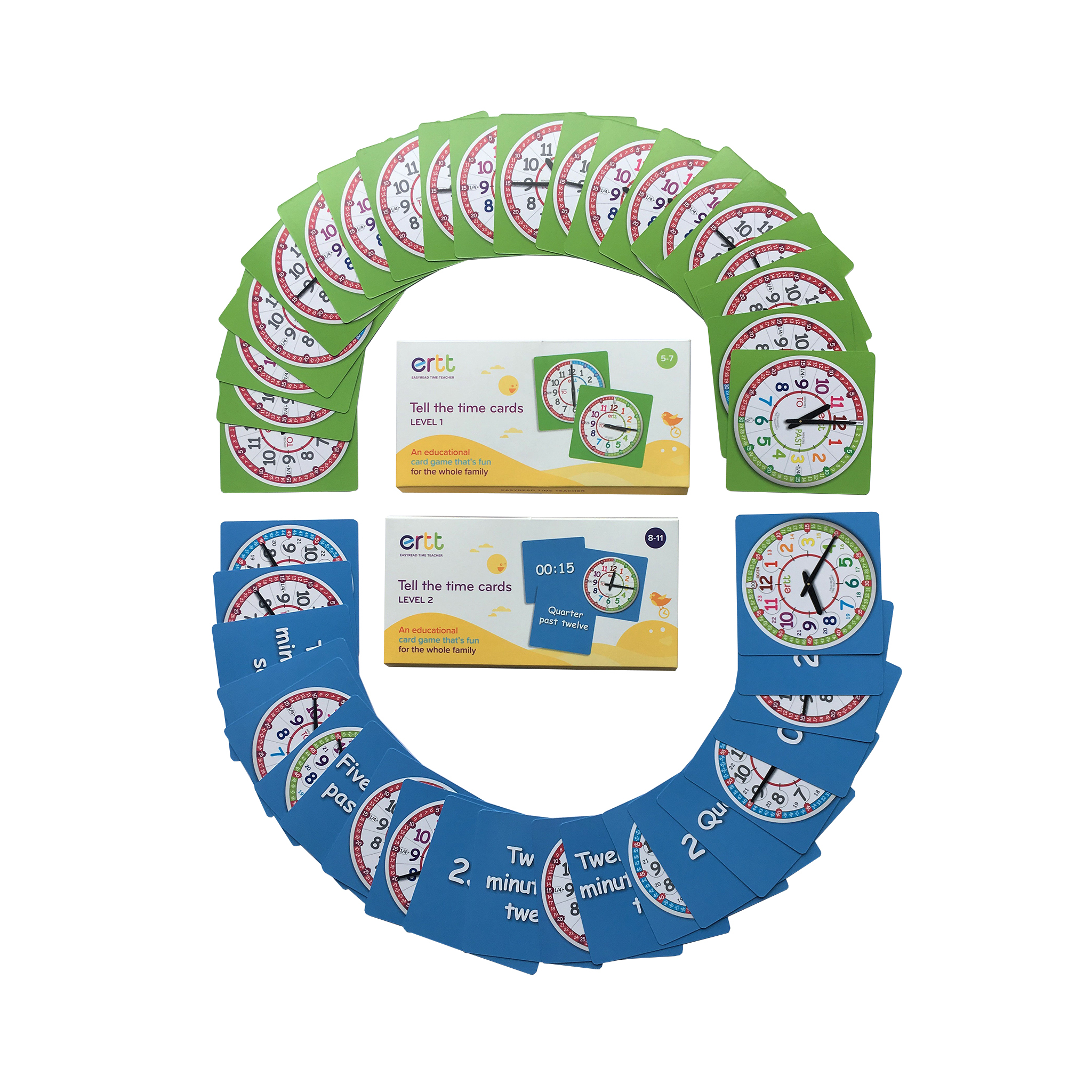 EasyRead Tell the Time Card Games | Mr. Poco Hong Kong