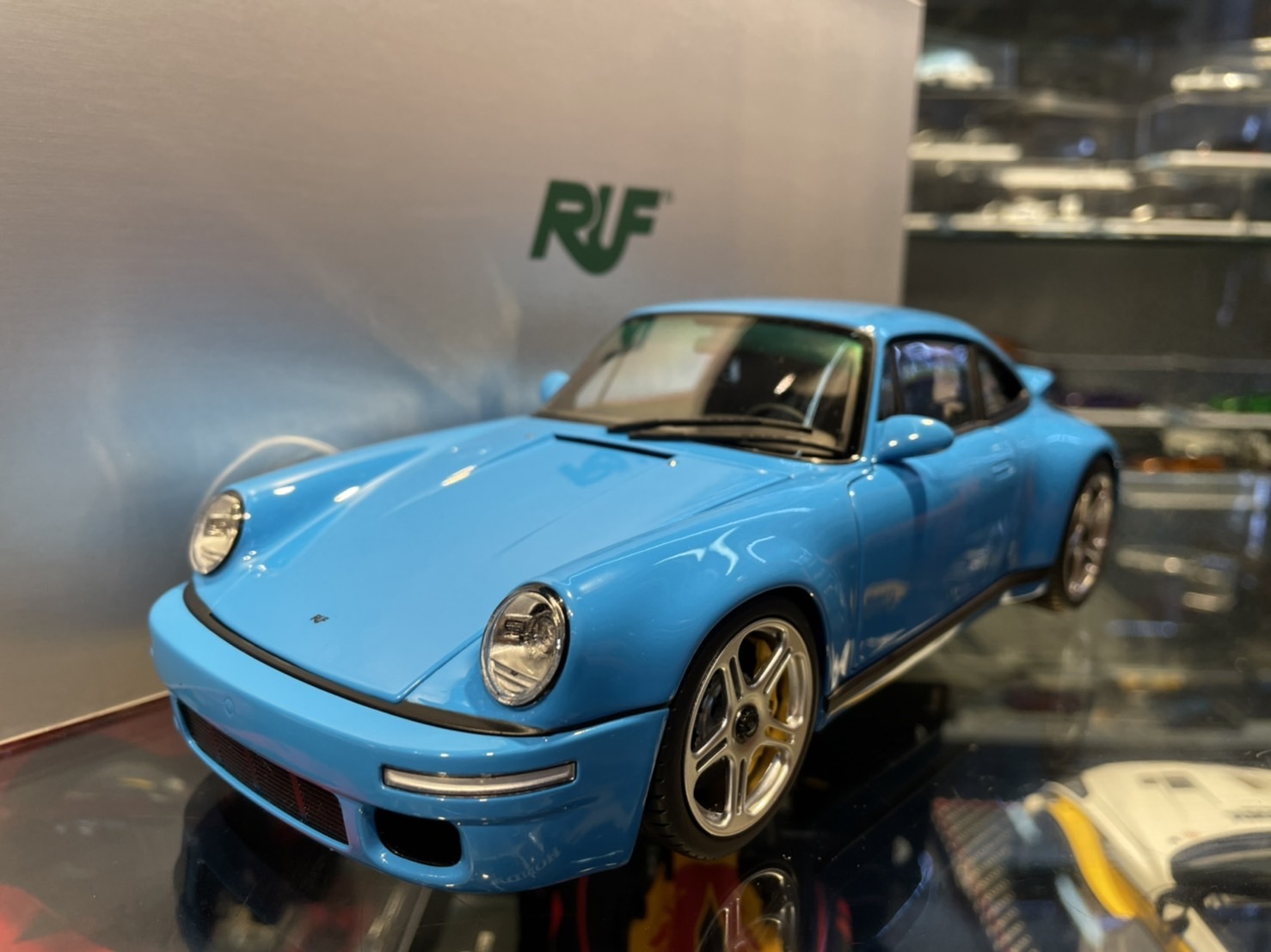 Almost Real 880202 RUF SCR Porsche Maxico Blue 1/18