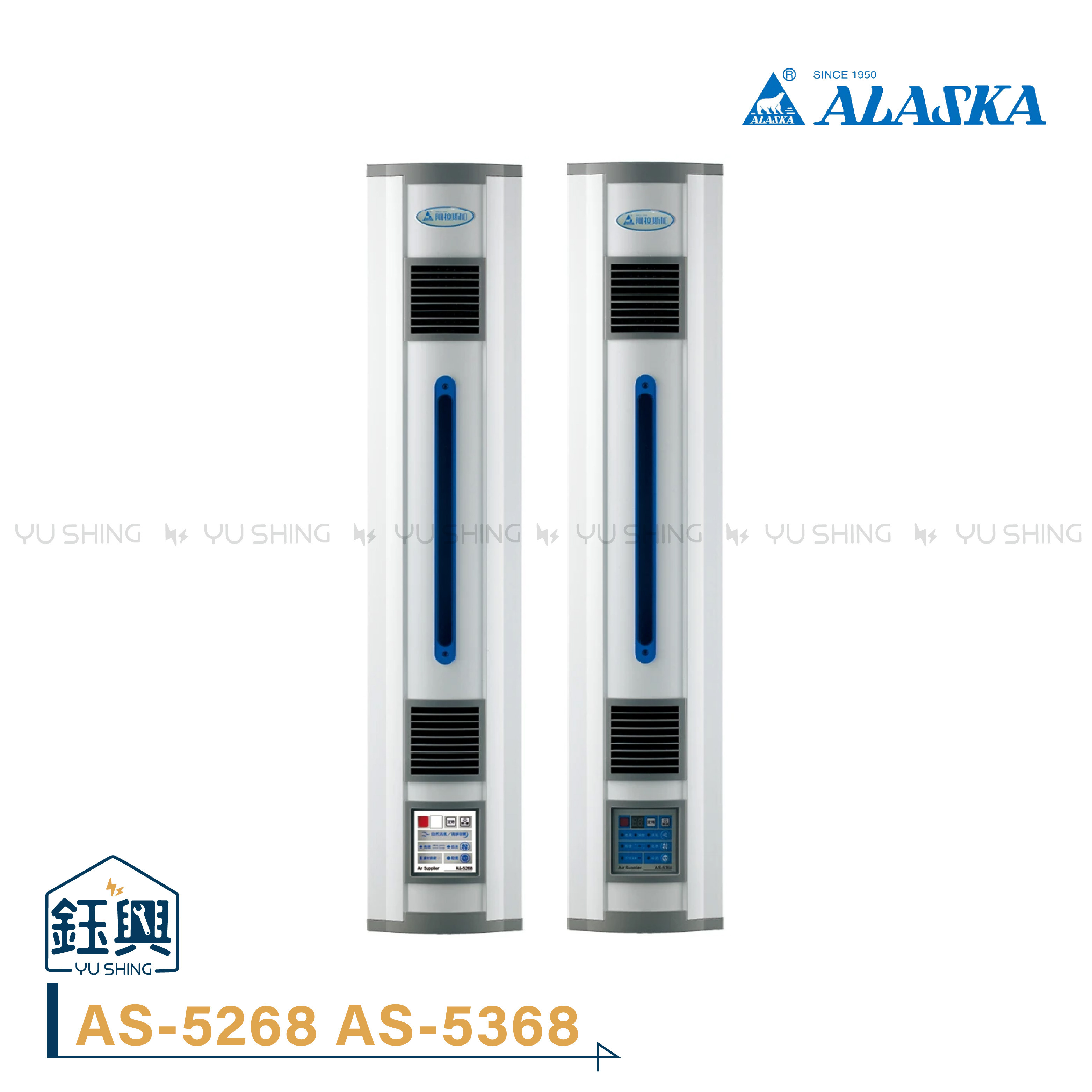 阿拉斯加 窗型進氣機 AS-5268 AS-5368