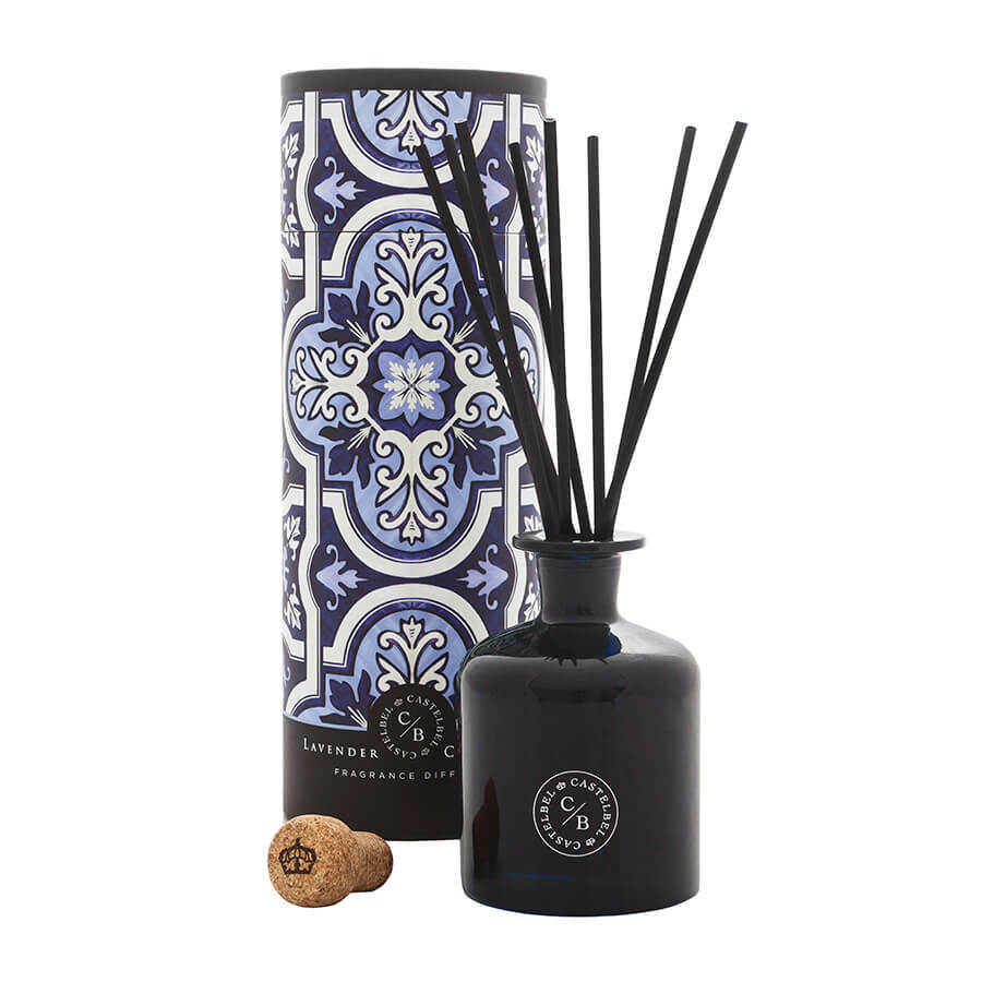 An elegant diffuser scented with the relaxing scent of