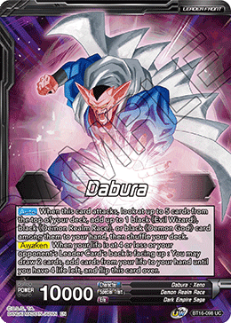 BT16-098 Demon God Dabura, Diabolical Awakening