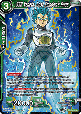 BT16-052 SSB Vegeta, Lost Kingdom's Pride