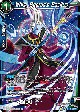 BT16-039 Whis, Beerus's Backup