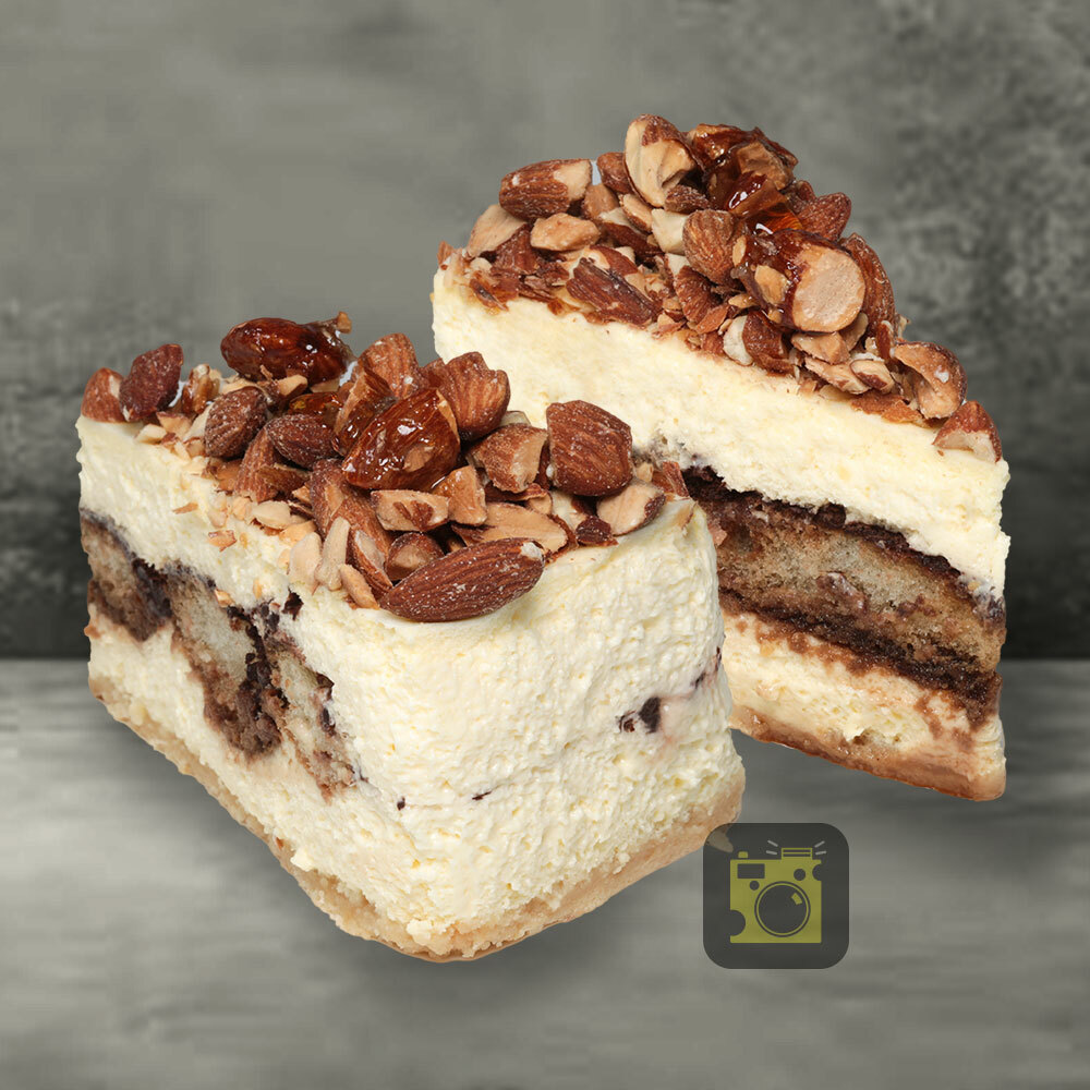 Almond Tiramisu with Rum (Slice)