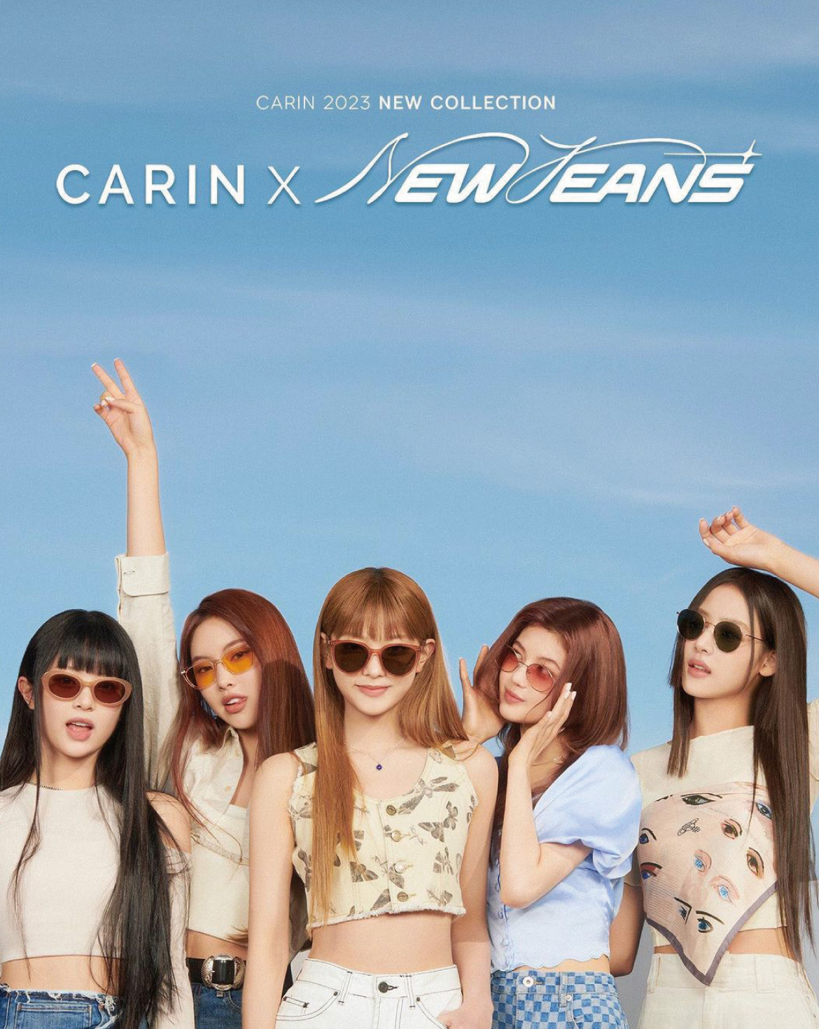 CARIN太陽眼鏡-LILY C4_透蜜桃色 #NewJeans同款-韓國眼鏡品牌