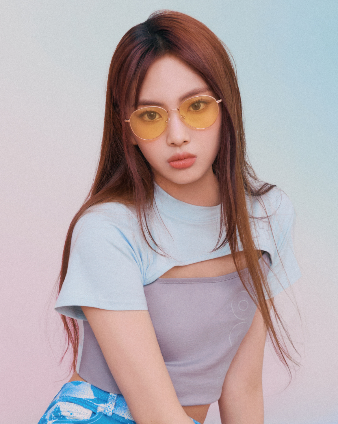 CARIN太陽眼鏡-LEA C2_透橙色 #NewJeans同款-韓國眼鏡品牌