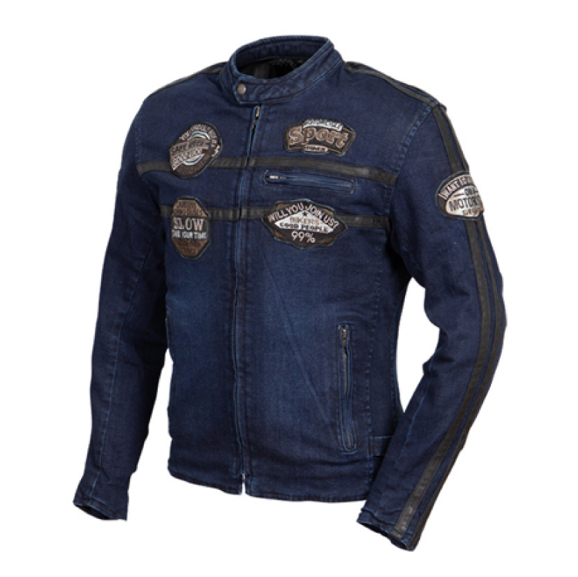 DEGNER 防摔外套 23SJ-6 復古補丁外套 布章 棉質 護具 23SJ6｜安信騎士